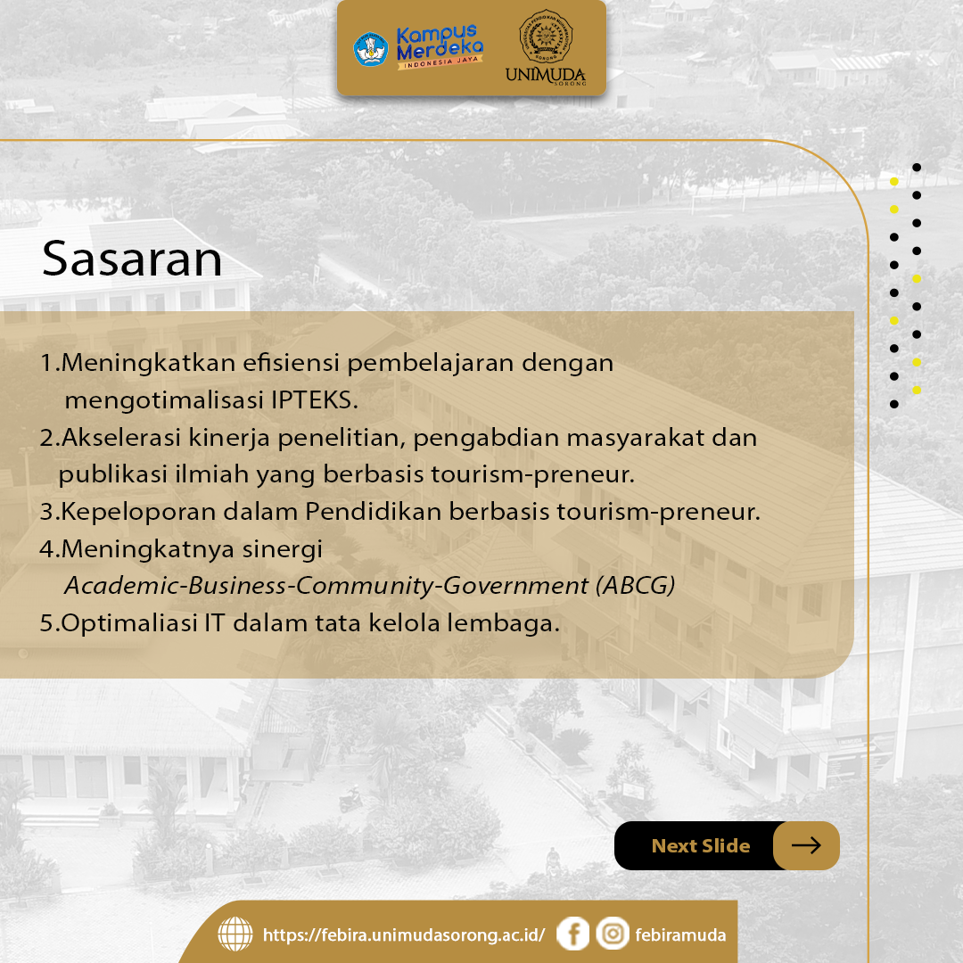 Sasaran dan Tujuan | FEBIRA