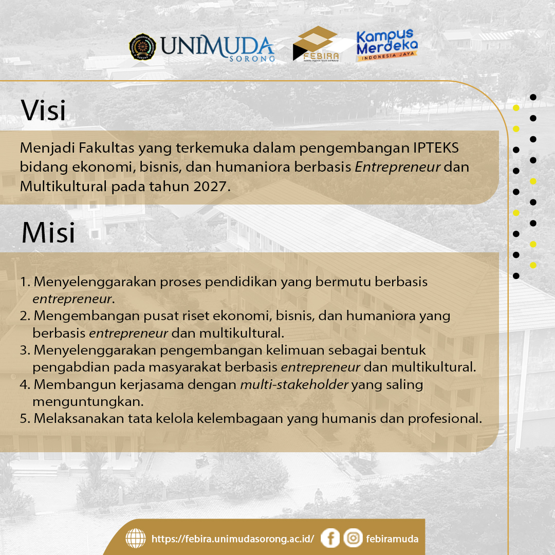 Visi dan Misi | FEBIRA
